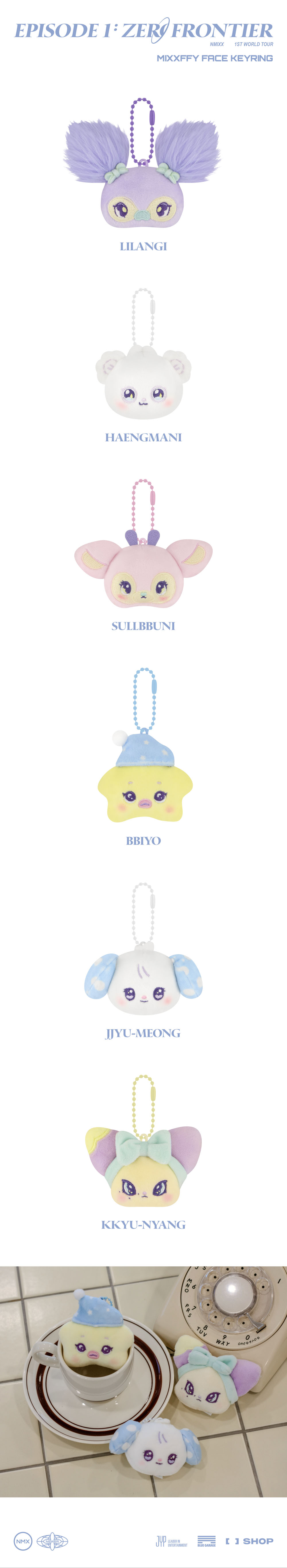 NMIXX EPISODE 1: ZERO FRONTIER Goods - MIXXFFY FACE KEYRING kpoptown.com